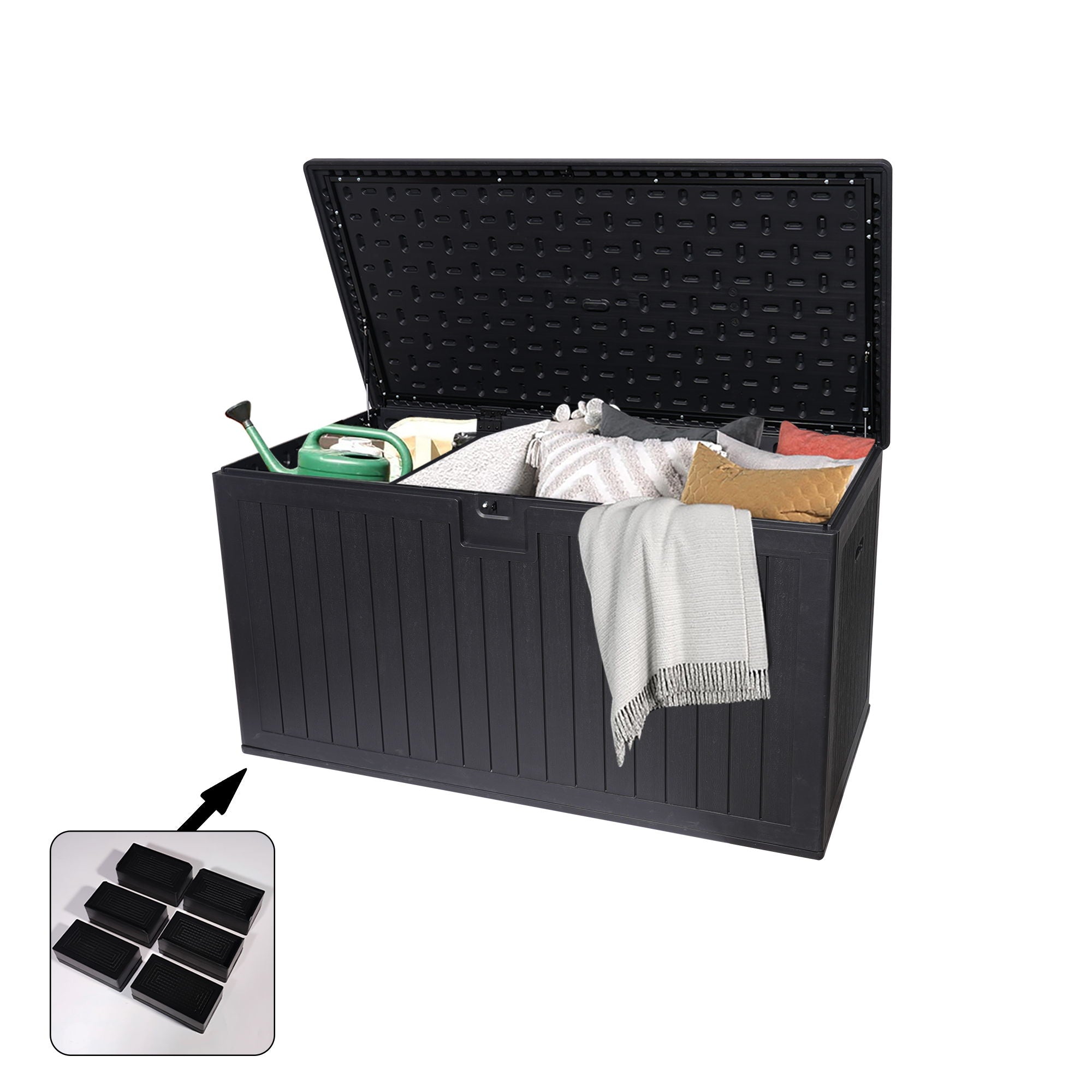 Outdoor Large Storage Box With Lockable Storage Containers – Mattress ...